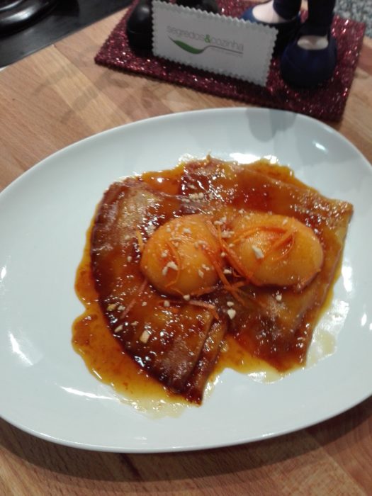 Crepe Flambè de Pêssegos | Global News Portugal