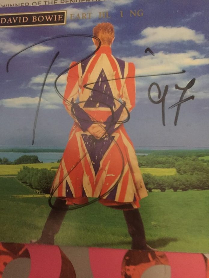 Bowie 97, um autografo que partilho com muito Respeito com todos os ...