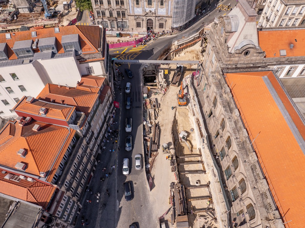 Metro do Porto revela novas imagens dos trabalhos da Linha Rosa ...